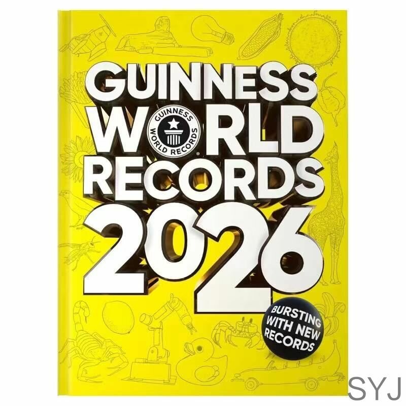 Оригинал Английские рекорды Гиннесса 2026 Издание Книги рекордов Гиннесса 2026