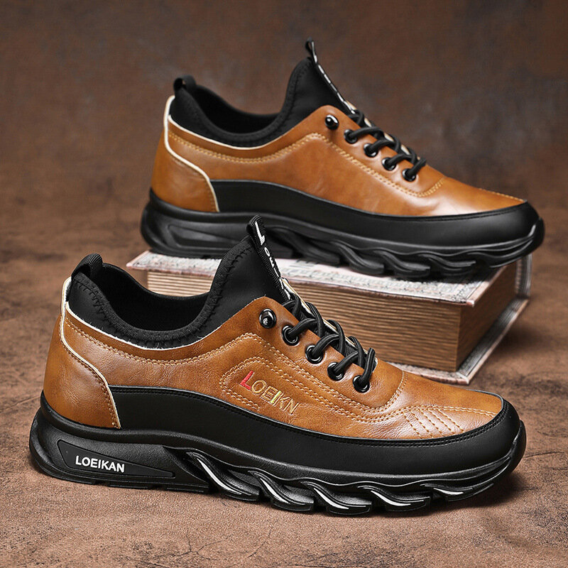 Мужская обувь больших размеров 2025 года, всесезонная походная обувь, кроссовки для бега, повседневная мужская обувь, рабочая обувь, размеры 39–48