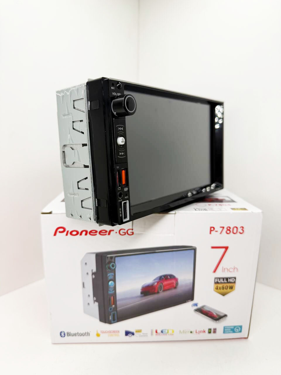 Автомагнитола 2 Din с сенсорным экраном 7 дюймов / Магнитола в авто с блютуз