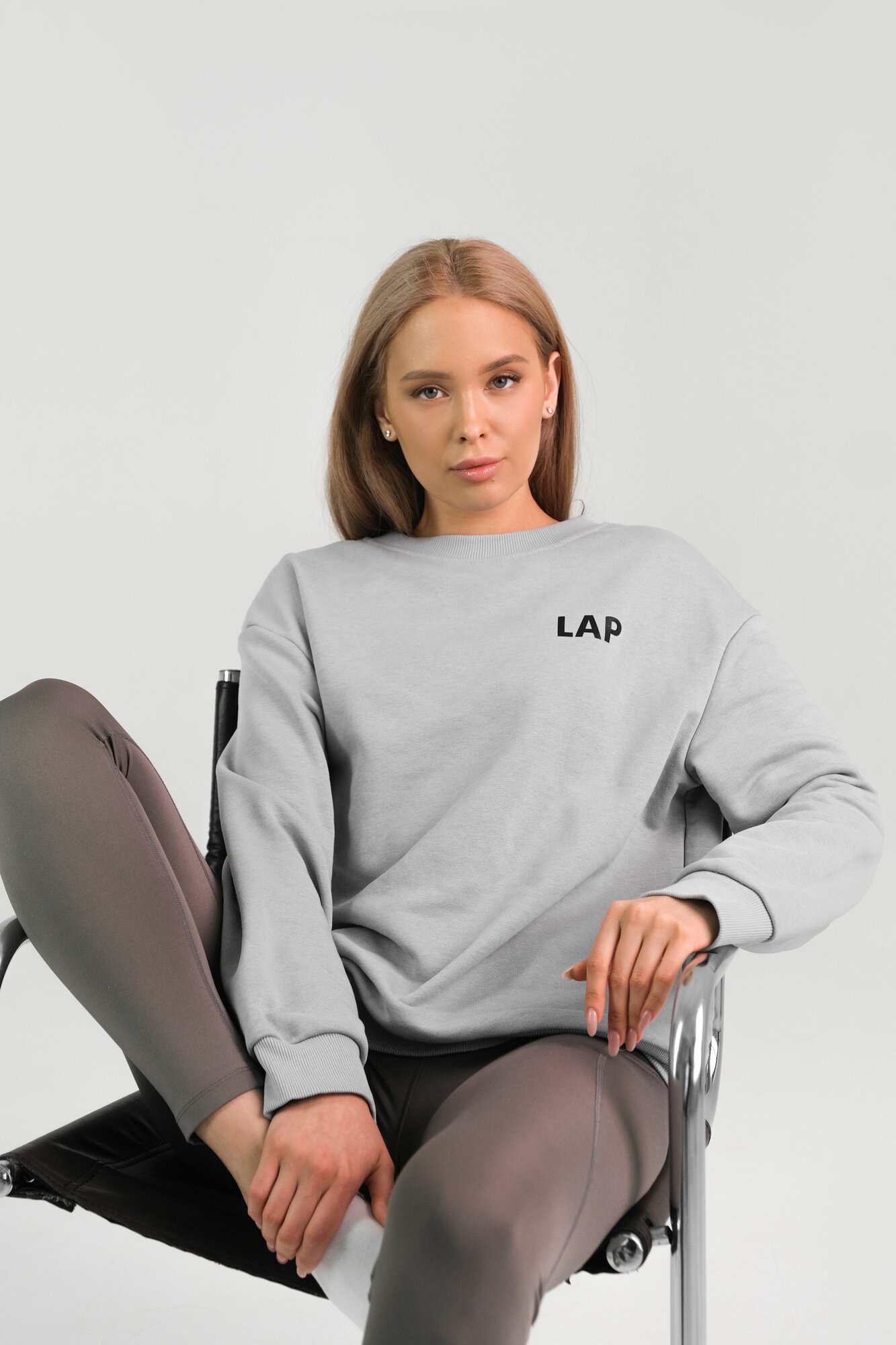 Свитшот спортивный LAP, размер XL, , серый/серый — фото 1