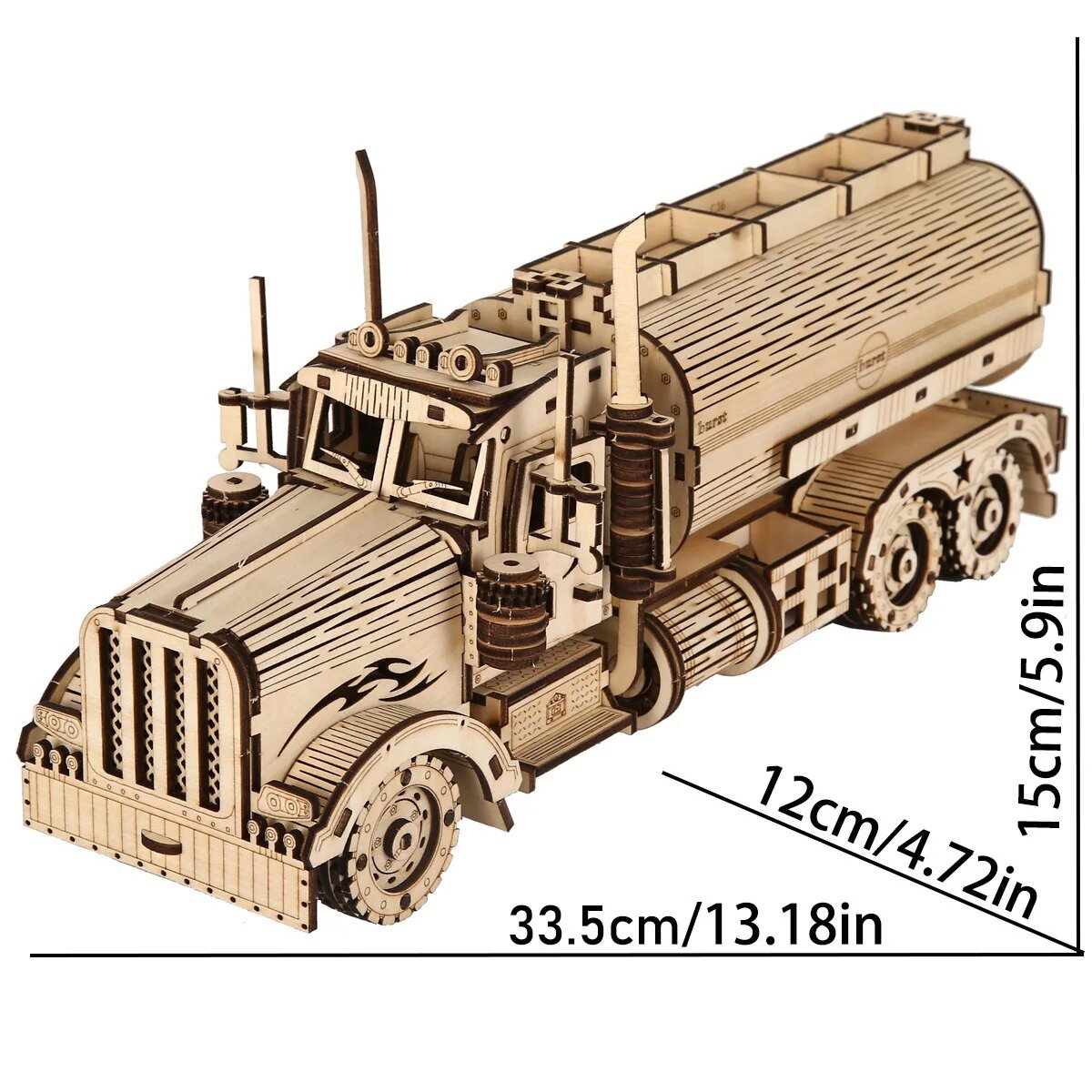 OUZEY 3D деревянный танк Large-LG805