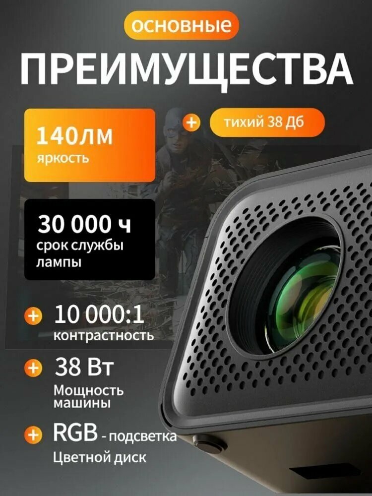 Гобо проектор, черный стандартная модель серии классическая модель серии — фото 1