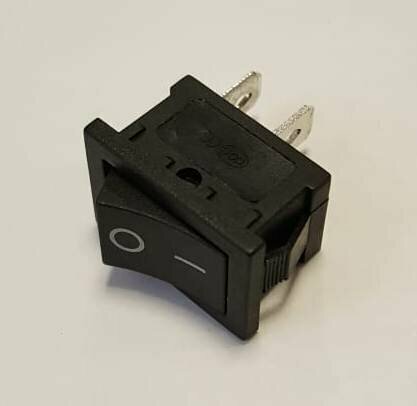 2 шт, Переключатель KCD1-101-С1 B/2P, на 250 Вольт (SWR-41, RWB-101, B100G-B, SC-768, MRS-101-2C3-B, XL601, RWB-201)