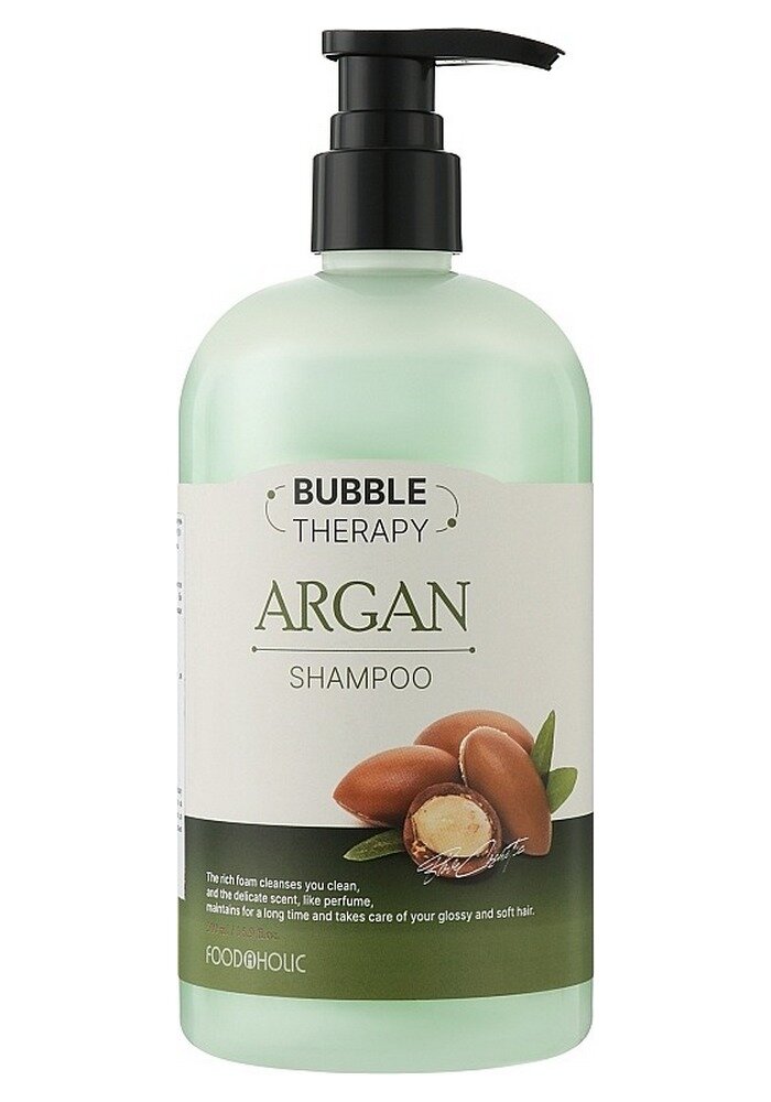 Foodaholic Bubble Therapy - Argan Shampoo Шампунь для волос "с аргановым маслом" для всех типов волос 500 мл.