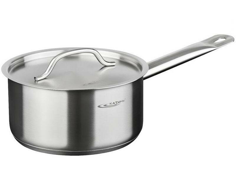 Ковш 1.5л с крышкой Общепит 16*8см