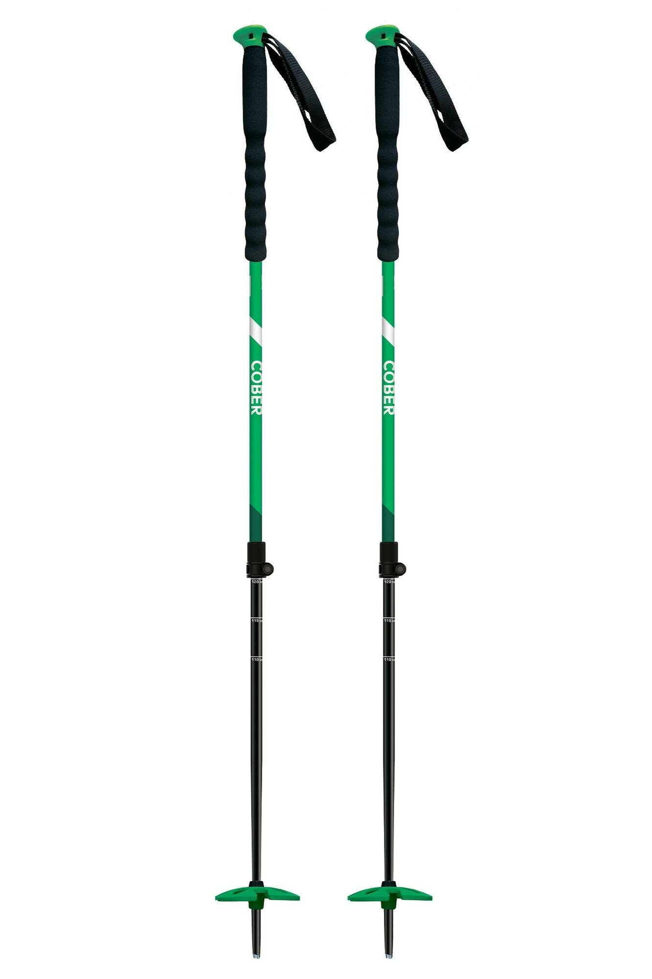 Телескопические горнолыжные палки COBER Pow Pow (см:110-145)