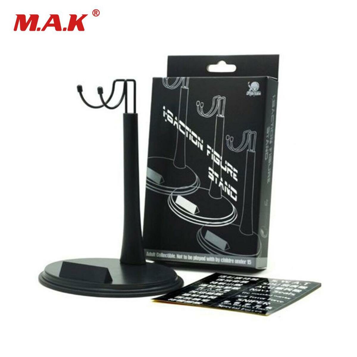 Аксессуары для фигурок 1/6 U-образная регулируемая пластиковая подставка с табличкой для моделей фигурок Hot Toys