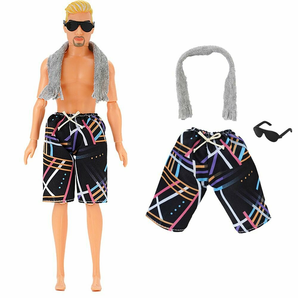 Модные летние шорты для куклы Мальчика, купальники для куклы Кена