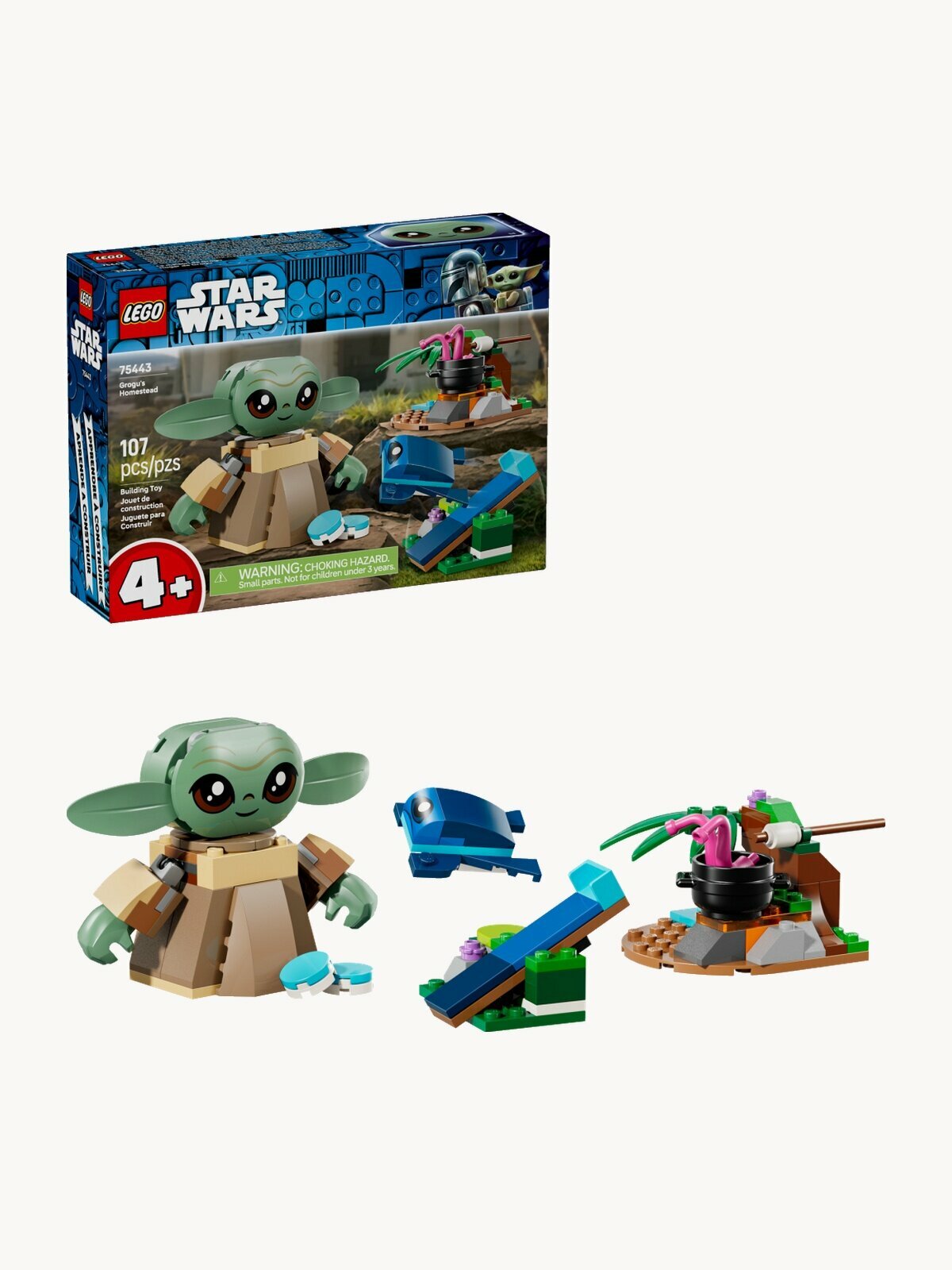 Конструктор LEGO Star Wars 75443 Усадьба Грогу, разноцветный, 107 дет.