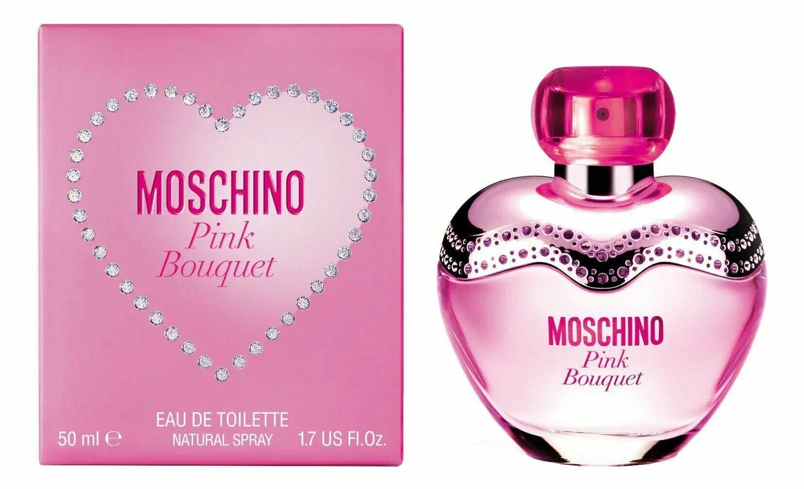 Туалетная вода MOSCHINO Pink Bouquet , 50ml, спрей, цветочные фруктовые ноты