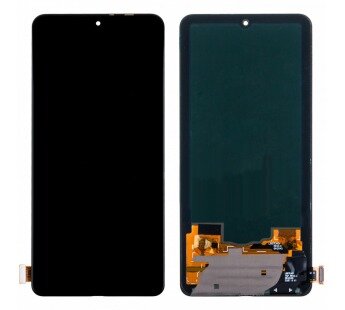 Дисплей для Xiaomi Poco F4 (22021211RG) в сборе с тачскрином Черный - (OLED)