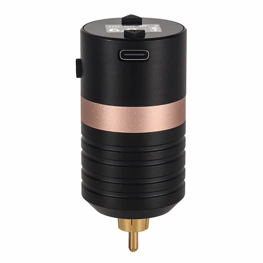 Беспроводной блок питания ABS MINI 5 RCA для тату-машинки / разъем RCA / 2000 мАч- аккумулятор