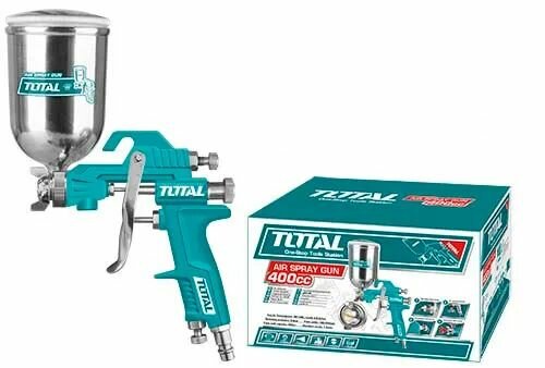 Краскораспылитель пневматический TOTAL 400мл, 99-170мл/мин, 3-4 бар
