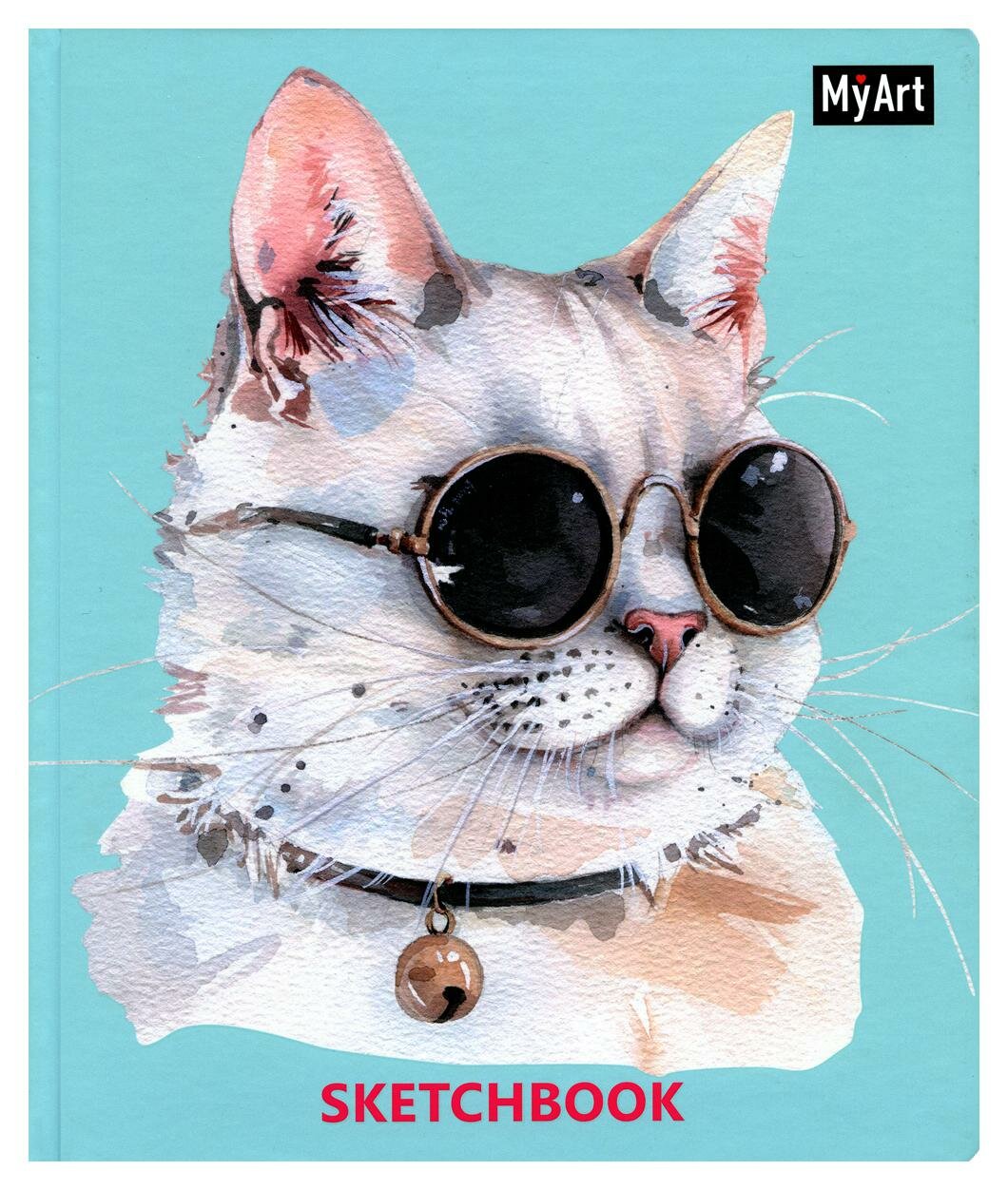 MyArt. Скетчбук. Кот в очках