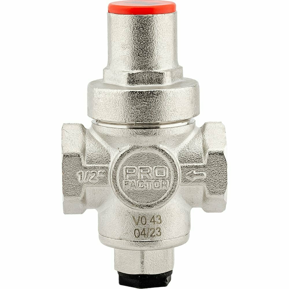 Редуктор давления PROFACTOR поршневой, c коннектором манометра 1/2" PF PRV 251.15, понижения и стабилизации