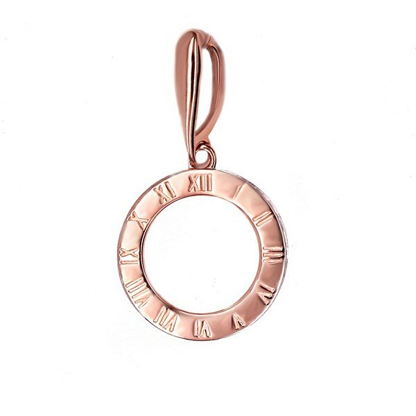 Подвеска, красное золото, 585 проба, фианит