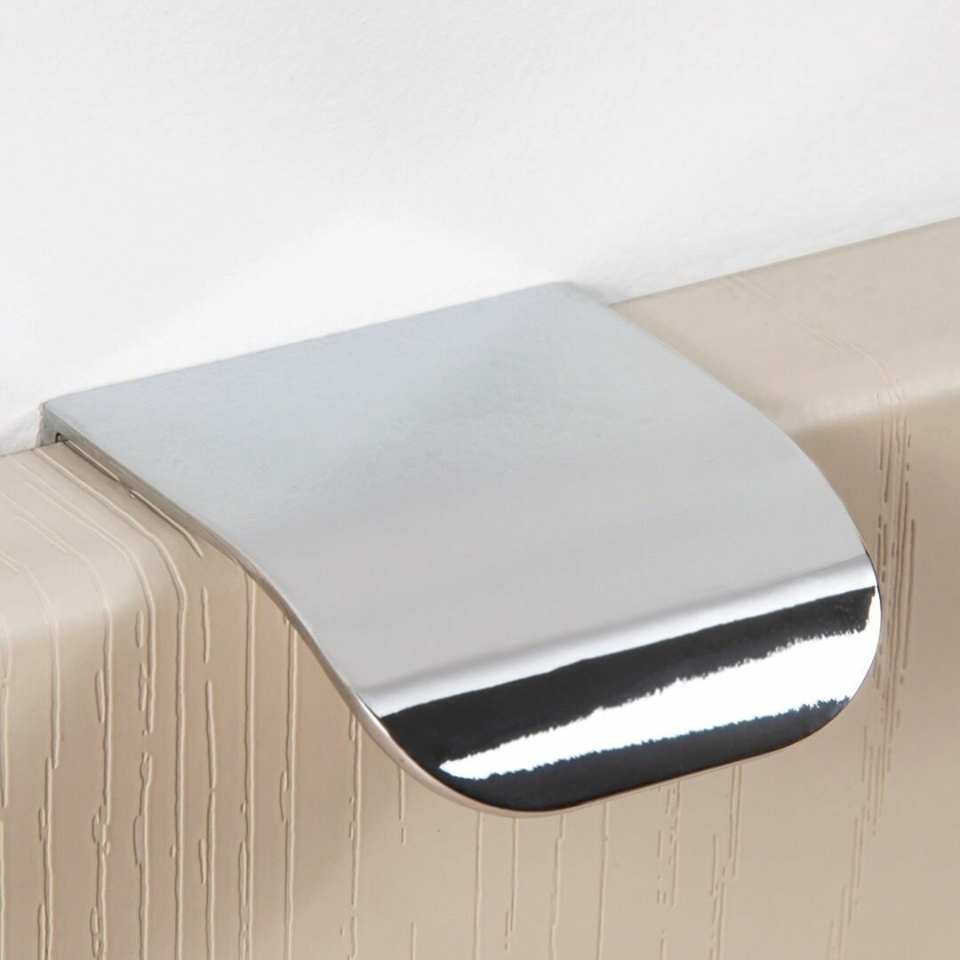 Мебельная ручка торцевая Boyard POINT RT011CP, длина - 44 мм, установочный размер - 32 мм, цвет - Хром полированный, Цинк-алюминий