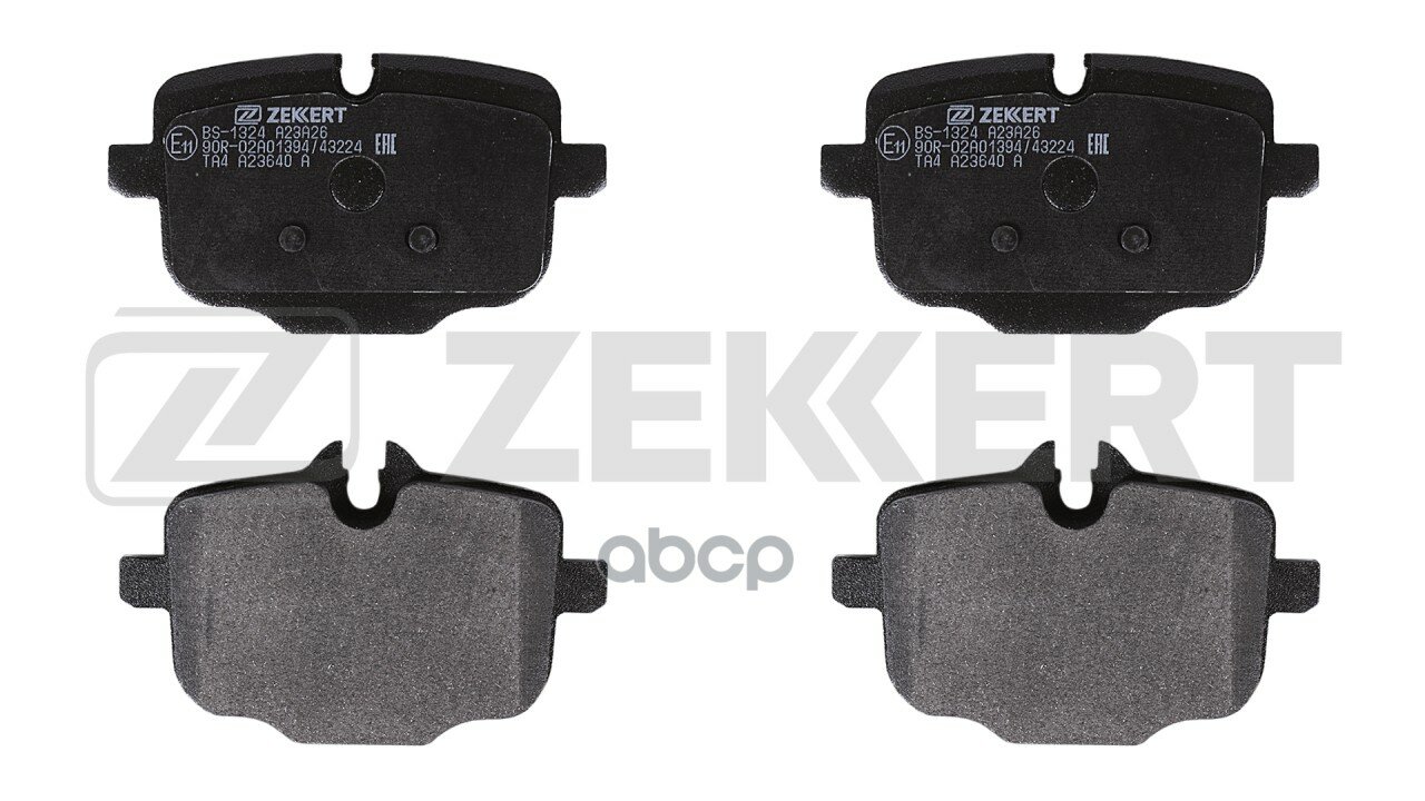 Колодки торм. диск. задн. BMW 5 (F10 F11) 10- 5 (G30 G31 F90) 16- 6 (F06 F12 F13) 10- X3 (G01 F97 Zekkert арт. bs-1324