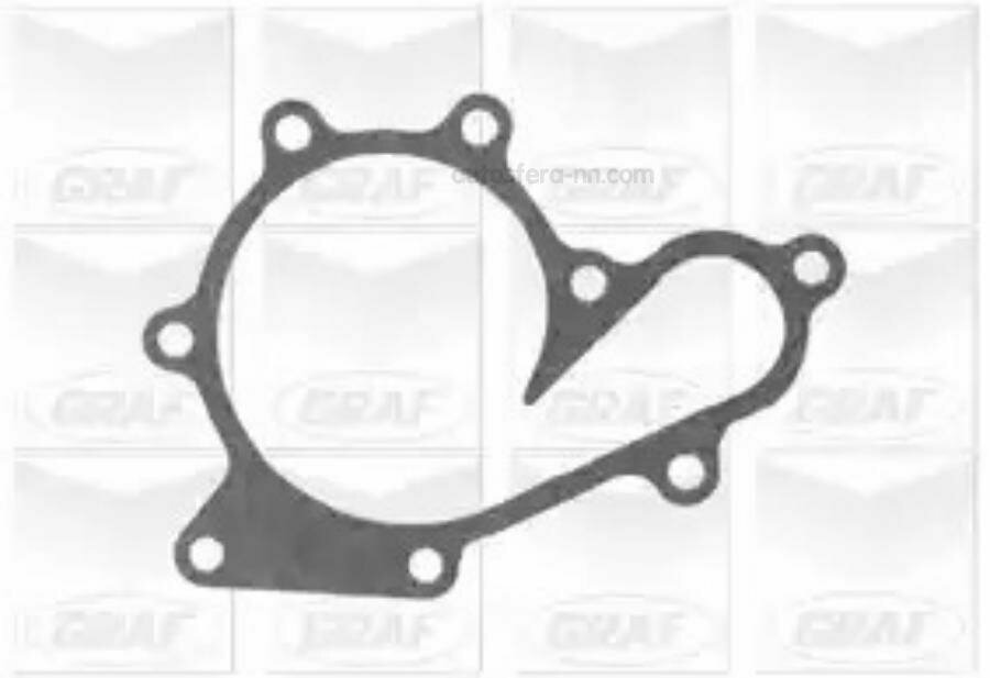 GRAF PA823 Насос водяной Nissan Almera/Primera/X-Trail 2. Di/dCi 00-