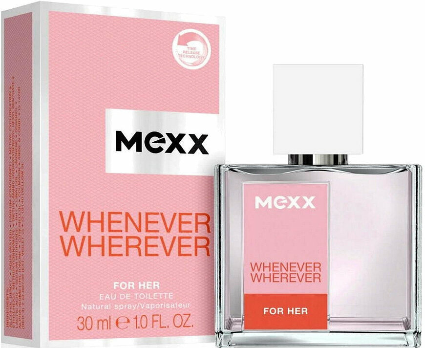 Mexx, Whenever Wherever For Her, 30 мл, туалетная вода женская