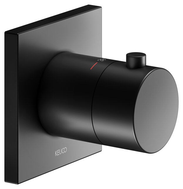 Внешняя часть смесителя для душа Keuco IXMO Soft 59553130002 хром черный