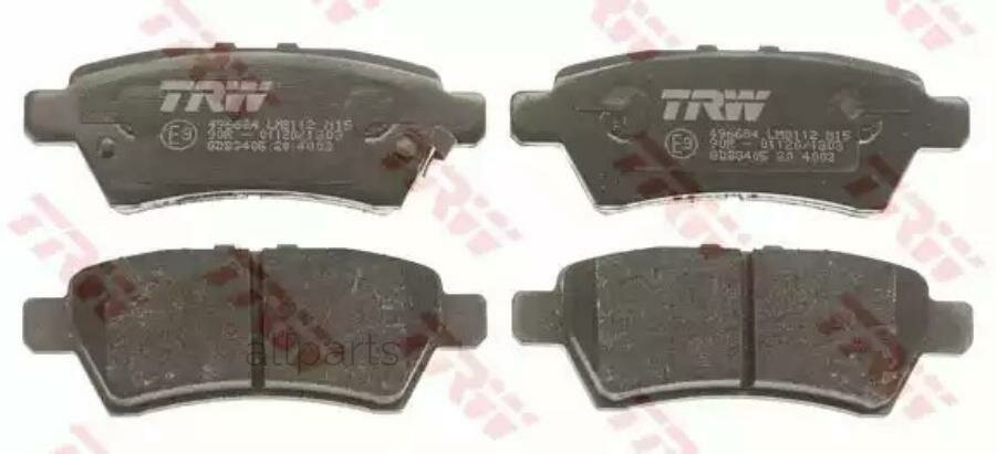 TRW GDB3405 Колодки торм. зад./дат.