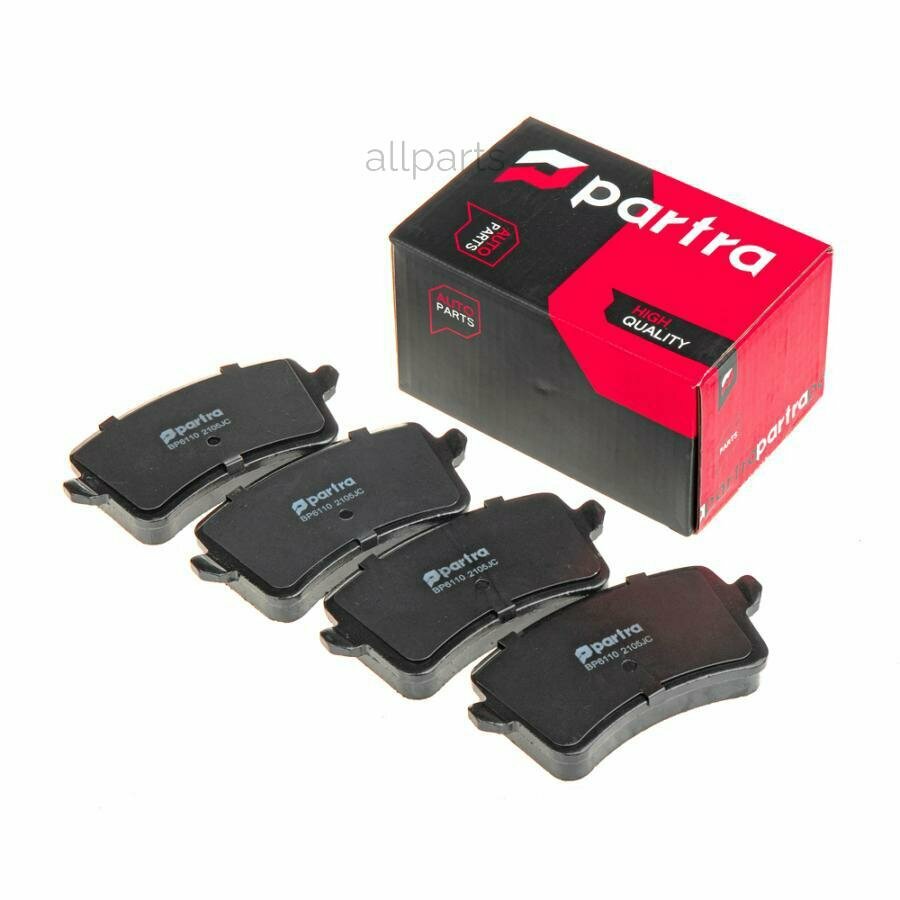 PARTRA BP6110 Колодки тормозные дисковые audi a4 2006 - a4 allroad 2009 - a5 2007 - q5 2008 -