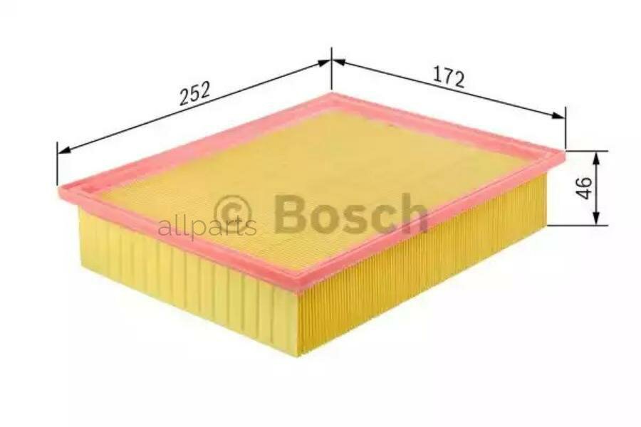 BOSCH F026400044 фильтр воздушный!\ Hyundai Tucson 2.0i/2.7i/2.0CRDi 04>