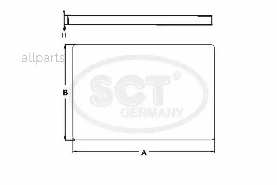 SCT GERMANY SA1315 Салонный фильтр CITROEN/PEUGEOT JUMPER III/BOXER III 06-