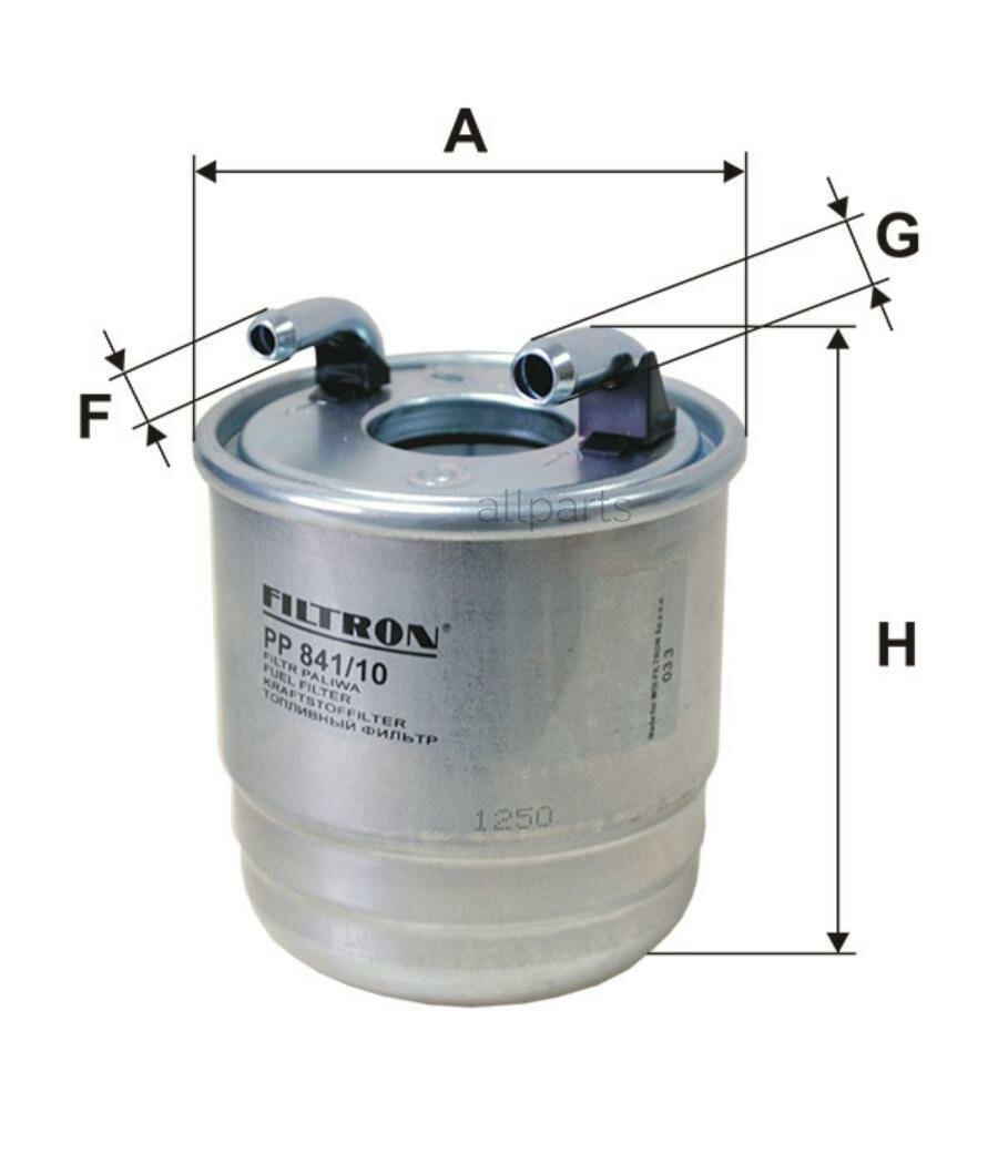 FILTRON PP 841/10 Фильтр топливный