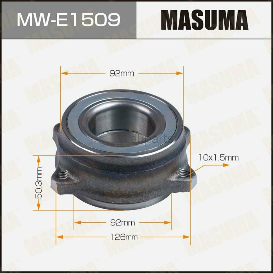 MASUMA MW-E1509 Ступичный узел rear