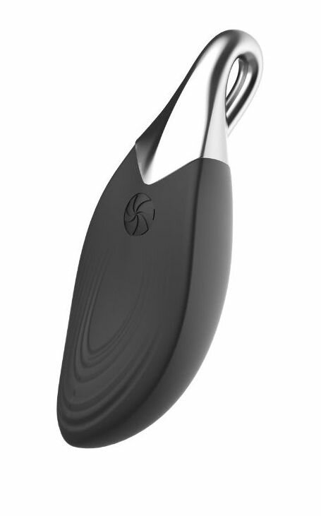 Черный виброкулон Leaf,7,2 см,3 см, черный, силикон, с вибрацией, Женский, Секс-товары для женщин