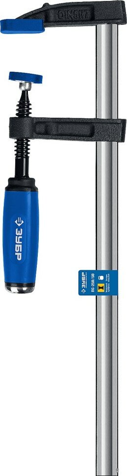 ЗУБР ПС-250/50 струбцина тип F 250/50 мм, ЗУБР