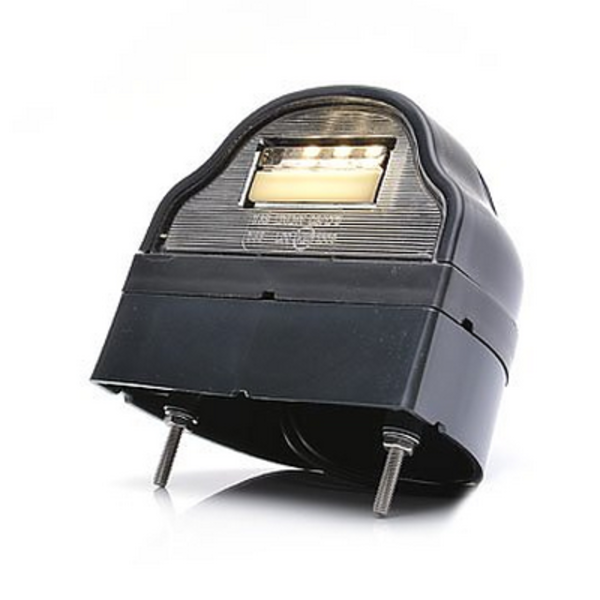 WAS 730 фонарь освещения номерного знака универсальный 12v-24v led провод 17cm \