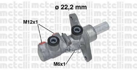 Главный тормозной цилиндр VW CC (358), Passat VI-VII, Magotan 2005-14 Metelli арт. 050743