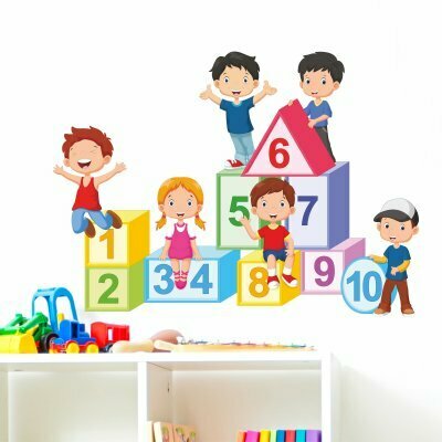 Наклейка интерьерная на стену «Математики»