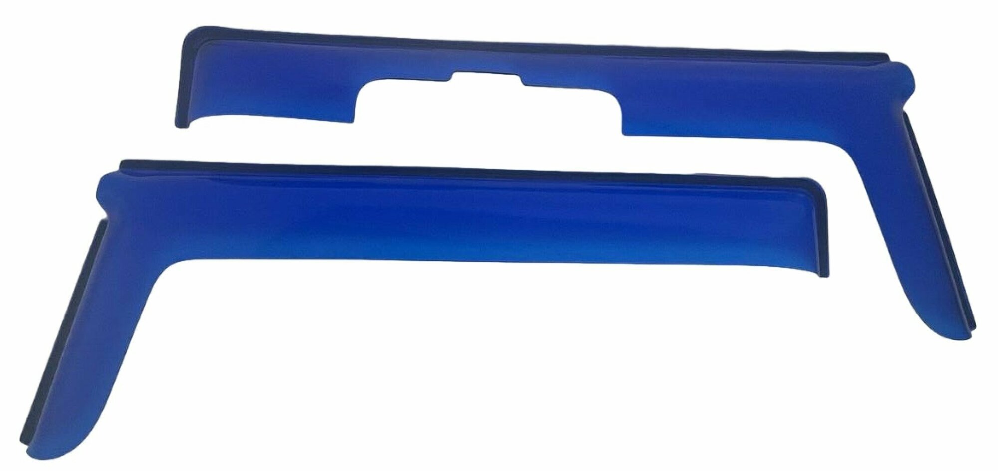 Дефлектор двери (ветровики) на КАМАЗ Евро с уголком (Синие)