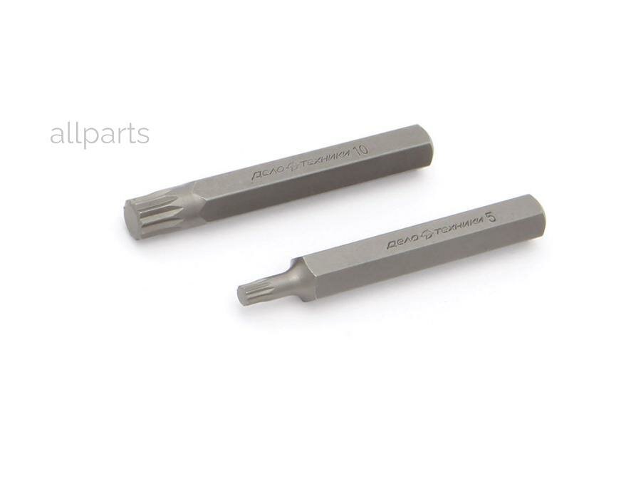 Дело техники 626706 Вставка 3/8 SPLINE M6 длина 75мм