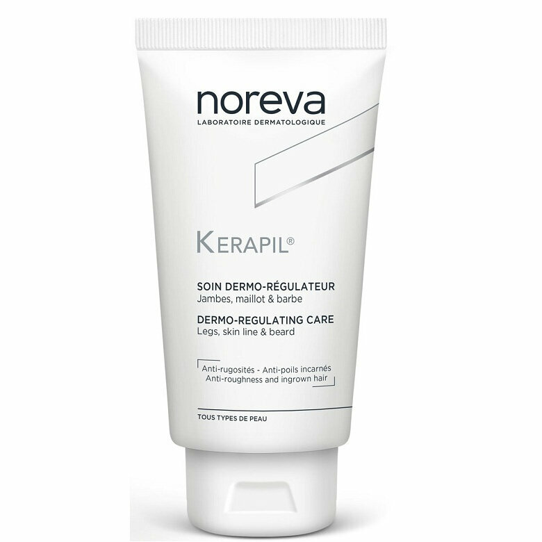 Дерматорегулирующий крем NOREVA Kerapil, против вросших волосков, увлажняющий, 75 мл