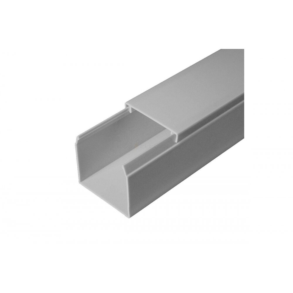 Кабель-канал Промрукав серый RAL 7035 2-й замок в п/э 25х16 2-х метровый PR03.0072, 1000 В, надежно