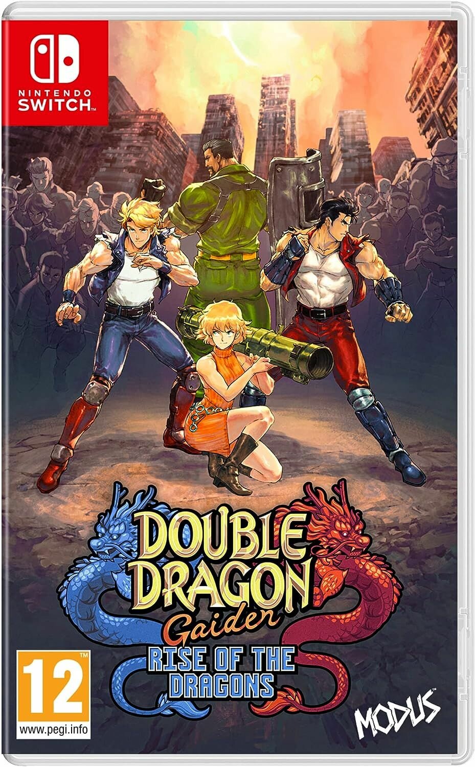 Игра Double Dragon Gaiden Rise of the Dragons (Nintendo Switch, Английская версия)