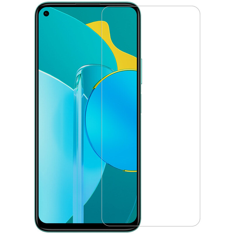 Защитное противоударное стекло MyPads на Huawei Honor 30S (CDY-AN90) с олеофобным покрытием (только на плоскую поверхность экрана, не закрывает края экрана на 2-3мм)