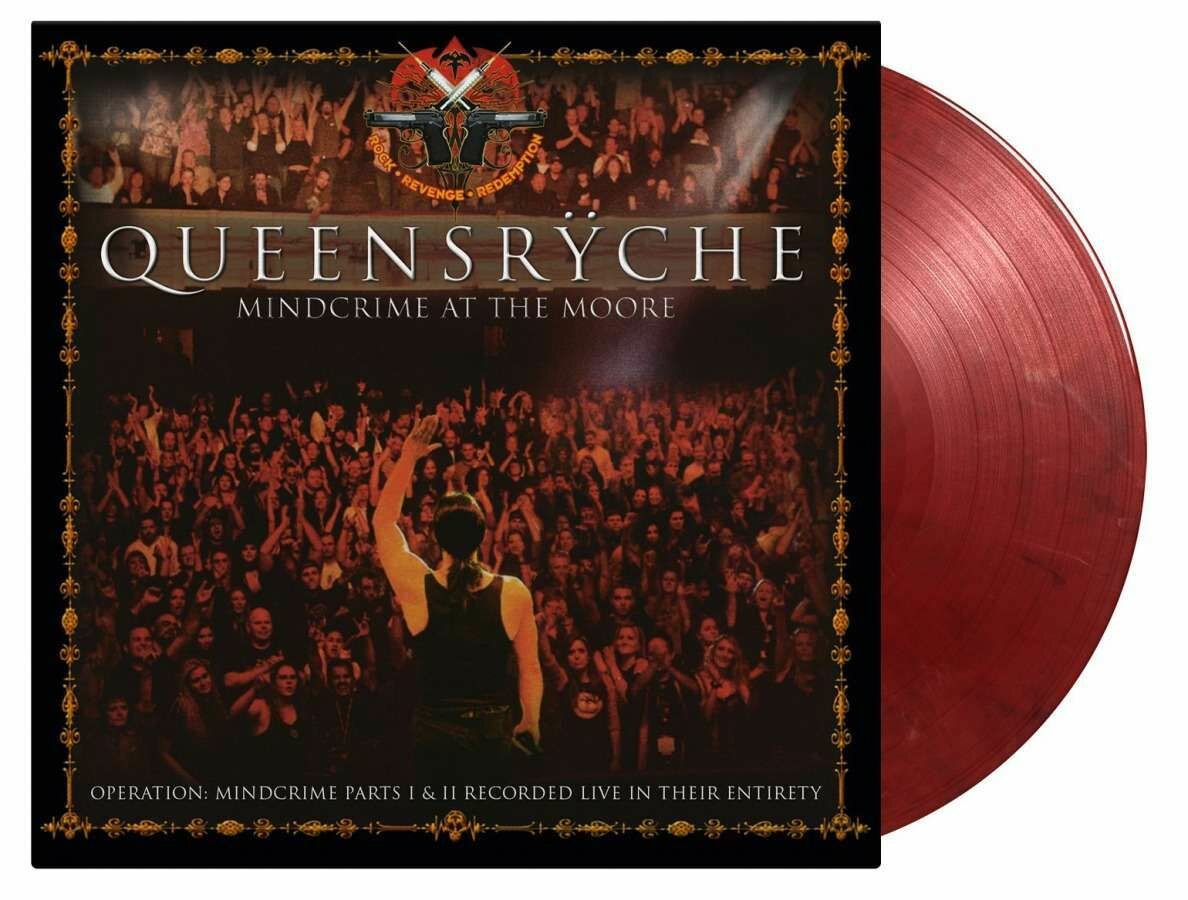 Виниловая пластинка Queensr che - Mindcrime At The Moore (180g) (Limited Numbered Edition) (Bloody Mary Colored Vinyl) (4 LP)