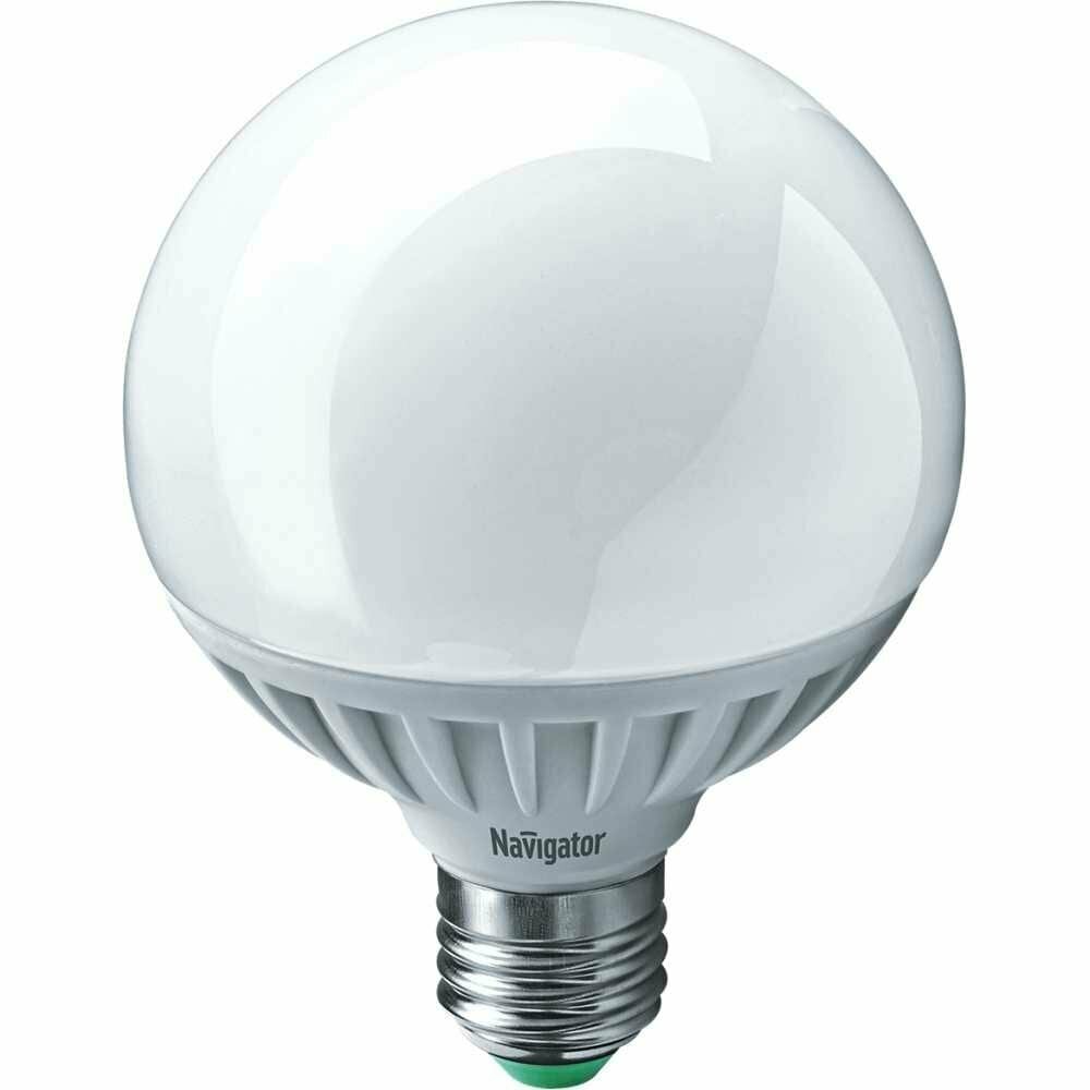 Лампа Navigator NLL-G95-12-230-2.7K-E27 94147 светодиодная, шаровая форма, теплый белый свет