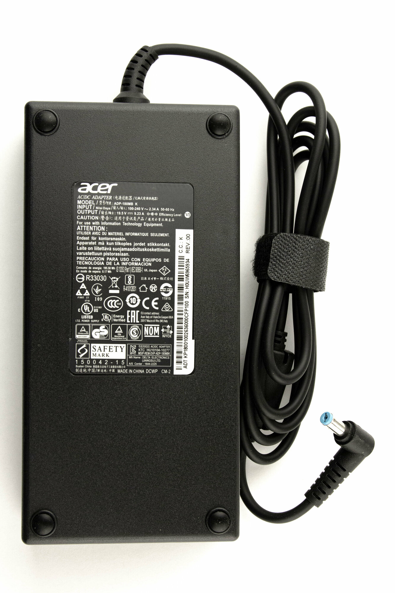 Блок питания для ноутбука Acer 19.5V9.23A (5.5x1.7) 180W
