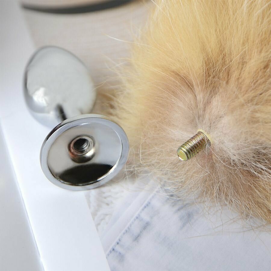 Анальная пробка с лисьим хвостом, товары для взрослых, анальный стимулятор с хвостом для пар, для мужчин и женщин, S размер, для начинающих, секс игрушка из металла, имитация двойного проникновения.