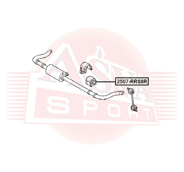 ASVA 2507-rrsiir втулка заднего стабилизатора Land rover (Ленд ровер) Land rover (Ленд ровер) range rover