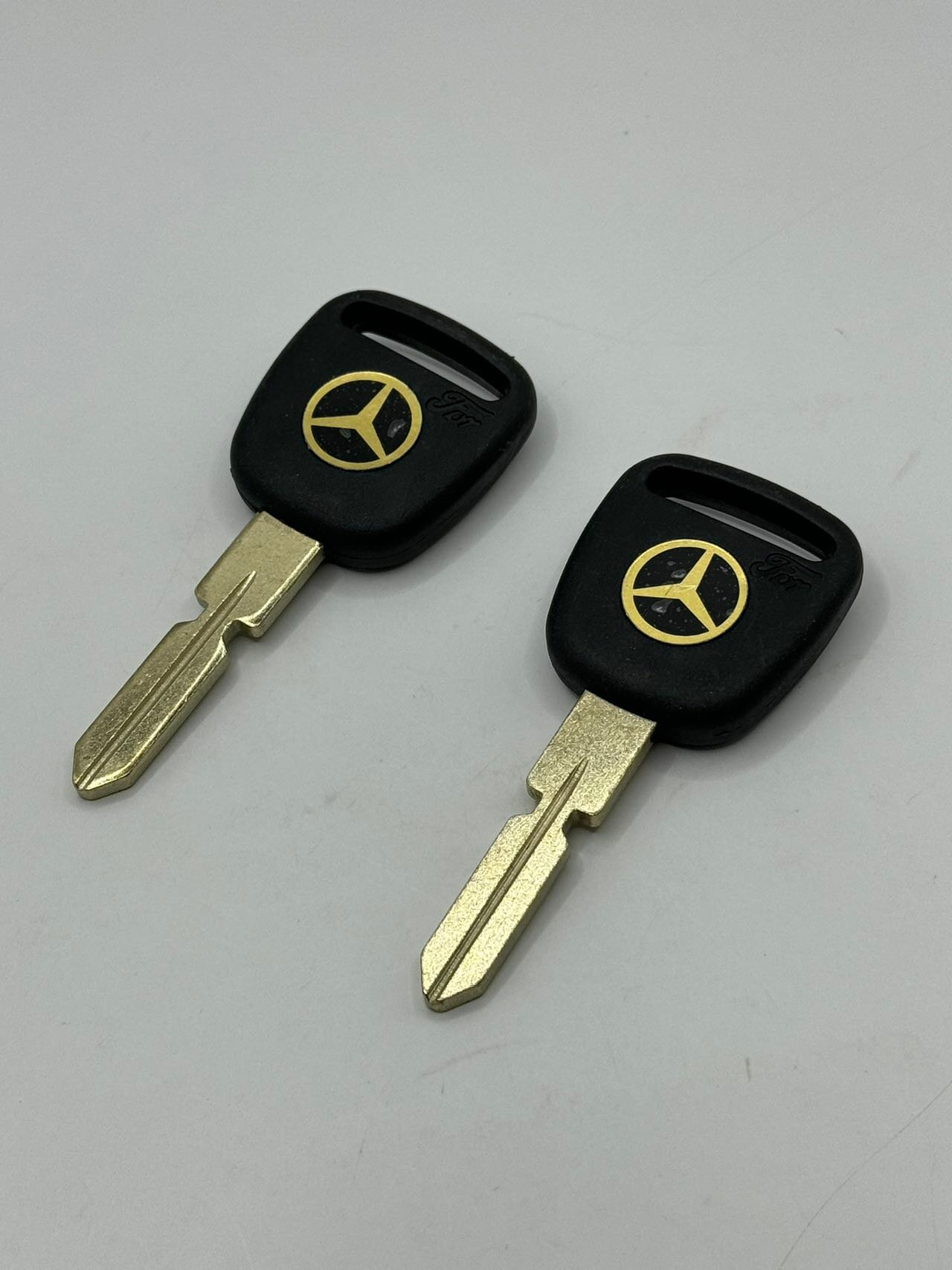 Заготовка ключа Мерседес MERCEDES ME2P_HF39P17_HU39P_S48HFP logotip, C-045 10 шт.