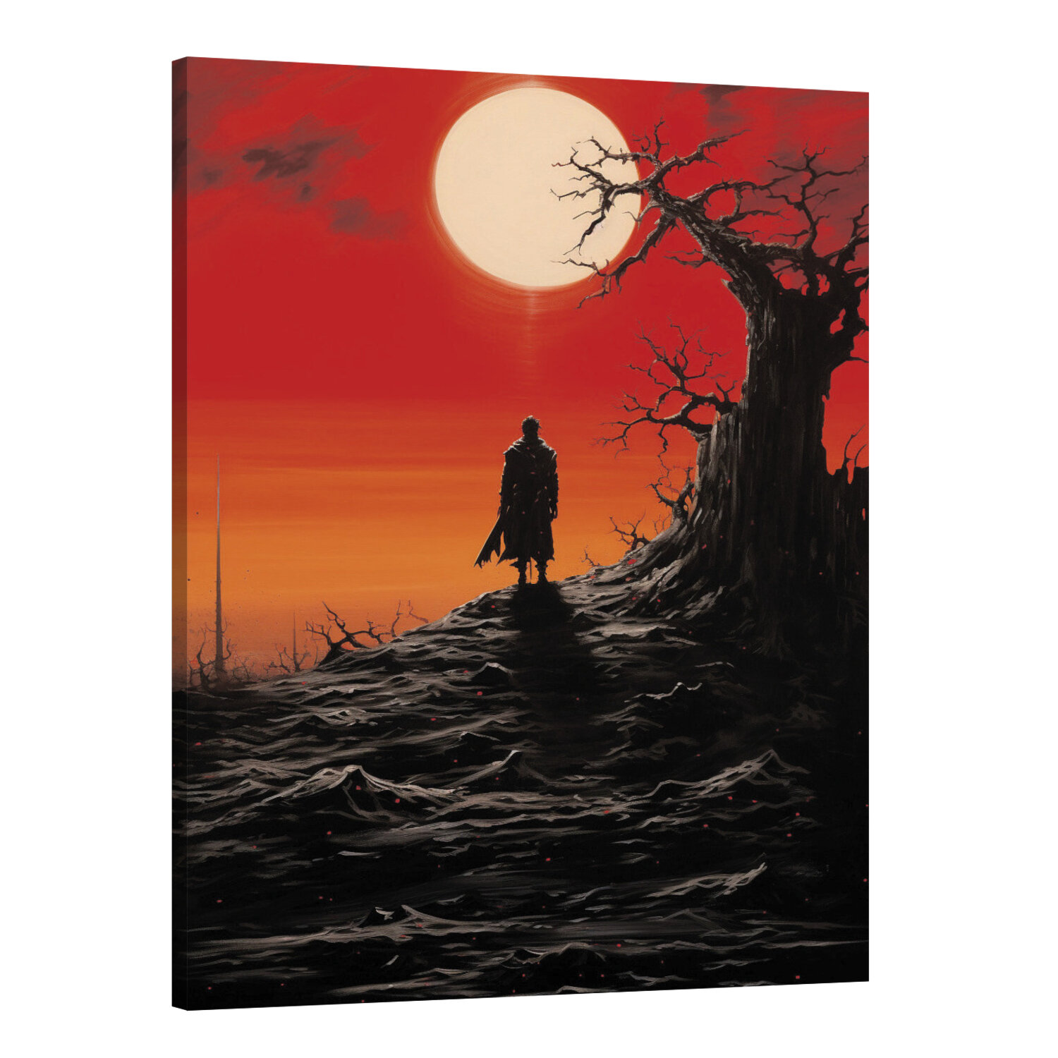 Интерьерная картина 50х70 "Берсерк: Безумие в крови"