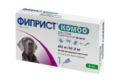 Фиприст Комбо для собак более 40 кг 4,02мл, 1 пипетка — фото 1